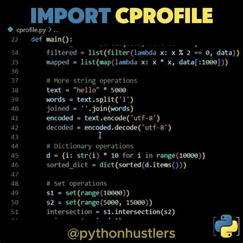 Using Cprofile To Optimize Your Python Code Youtube