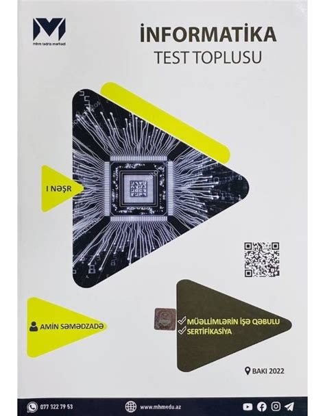 İnformatika Test Toplusu Amin Səmədzadə Kitabevim Az