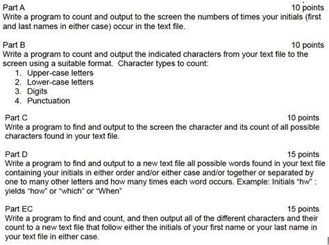 solved write a program to count and output to the screen the