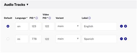 Multi Language Audio With The Live Module