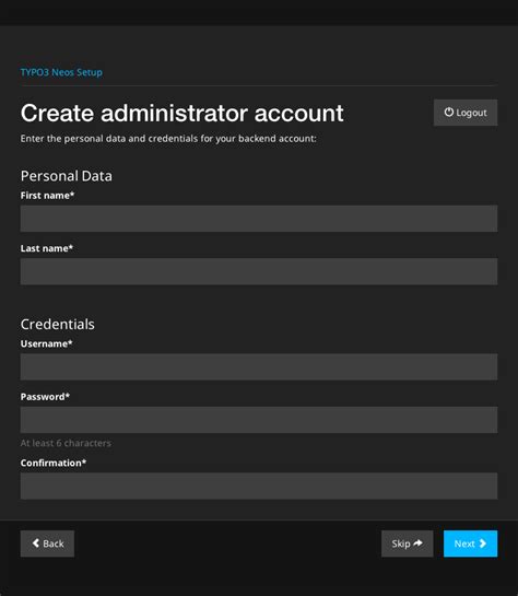 Typo3 Neosをインストールする Principleworks
