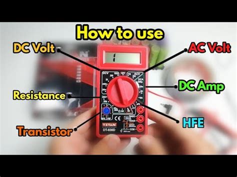 DT D Multimeter How To Use A Multimeter YouTube DT D Multimeter How To Use A Multimeter YouTube