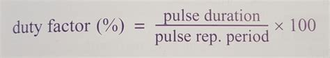 Ultrasound Physics Formula For Registry Flashcards Quizlet