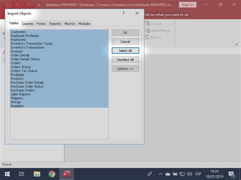 How To Repair A Microsoft Access Database By Using “import” Accdb Crash Help