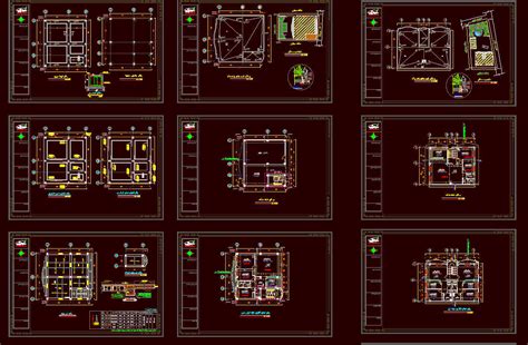 نقشه مجموعه های مسکونی آپارتمانی خانه ویلا دانلود فایل نقشه