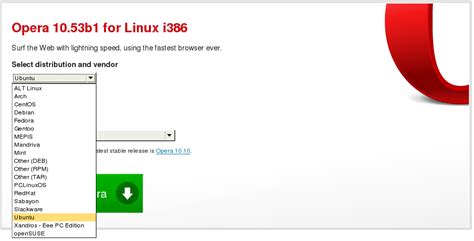 Opera 10 53 Testversion für Linux und FreeBSD