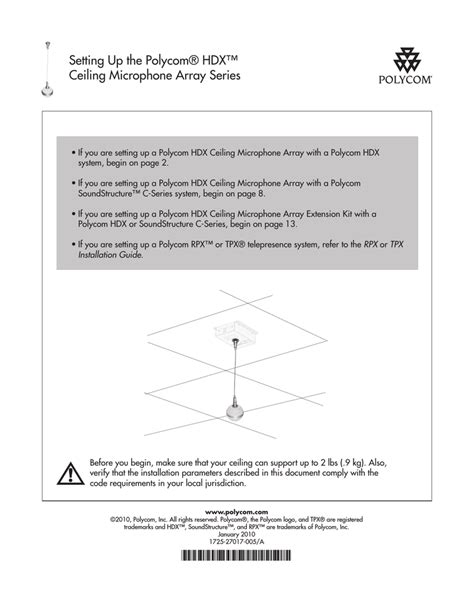 Polycom Ceiling Mic Cable Pinout Shelly Lighting