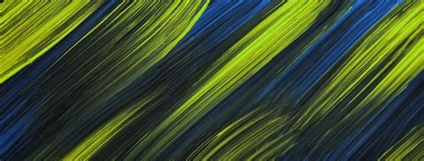 추상 미술 배경 짙은 녹색과 남색 색상 캔버스에 올리브 선과 스플래시가 있는 수채화 그림 프리미엄 사진