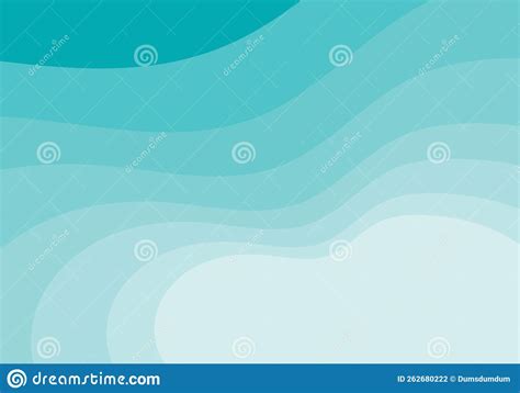 Abstract Background It Consists Of Overlapping Waves Gradient From Light Blue To Dark Green