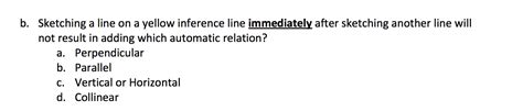 [solved] B Sketching A Line On A Yellow Inference Line I