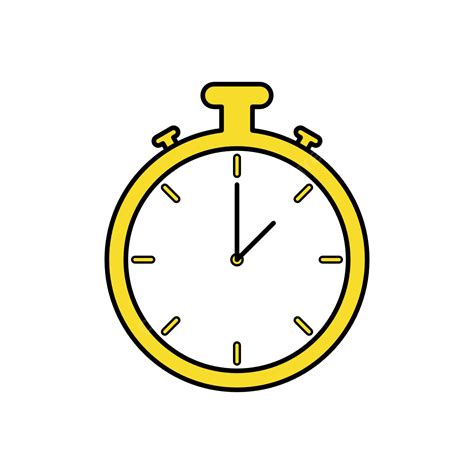 간단한 노란색 스톱워치 스톱워치 스톱워치 아이콘 노란색 Png 일러스트 및 벡터 에 대한 무료 다운로드 Pngtree