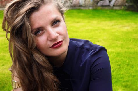 Free Picture Blonde Hair Gorgeous Grass Nature Attractive