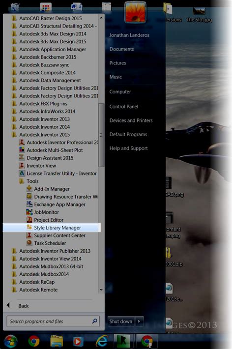 Locating The Style Library Manager