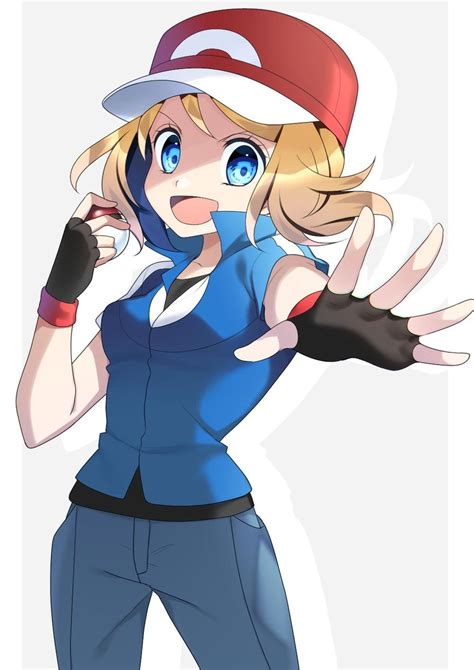 Ash Ketchum And Serena Pokemon And 2 More Drawn By Yuihico Danbooru