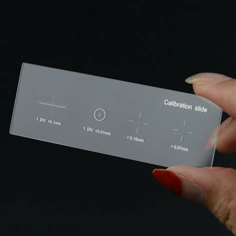 0 01mm Calibrate Microscope Slide Stage Micrometer Grandado