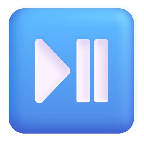 Play Or Pause Button 3d Icon Fluentui Emoji 3d Iconpack Microsoft