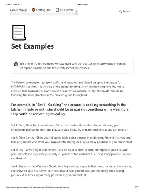 Set Examples Pdf Bra Breast