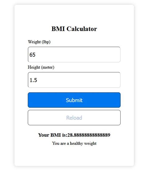 Prince Kumar Vishwakarma On Linkedin Calculator Calculatorproject Bmi