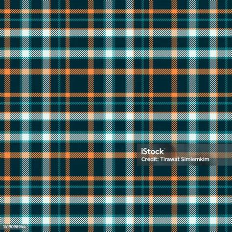 딥 블루 오렌지 모던 타탄 격자무늬 스코틀랜드 이음새가 없는 패턴 가을에 대한 스톡 벡터 아트 및 기타 이미지 가을 타탄 체크무늬 0명 Istock