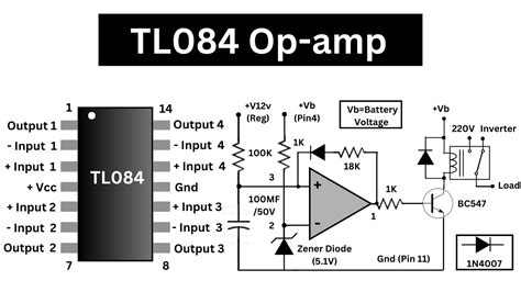Tl084 Tl084 Op Amp Youtube