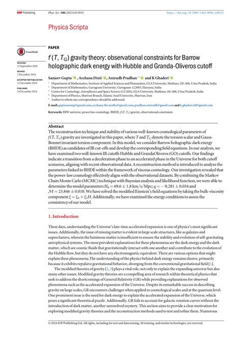 Ft Tg Gravity Theory Observational Constraints For Barrow