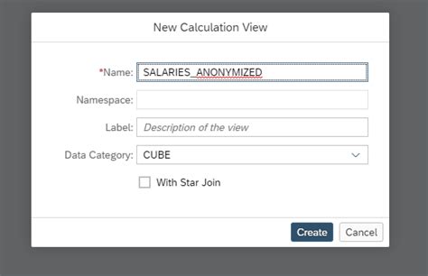 Create A Calculation View With Differential Privacy In Sap Web Ide