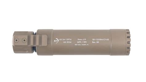 Brugger And Thomet Bandt Tp9 Rbs 9mm Suppressor Fde