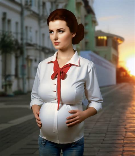 Pregnant Lady In Shirt Extended Cut By Mrincload On Deviantart