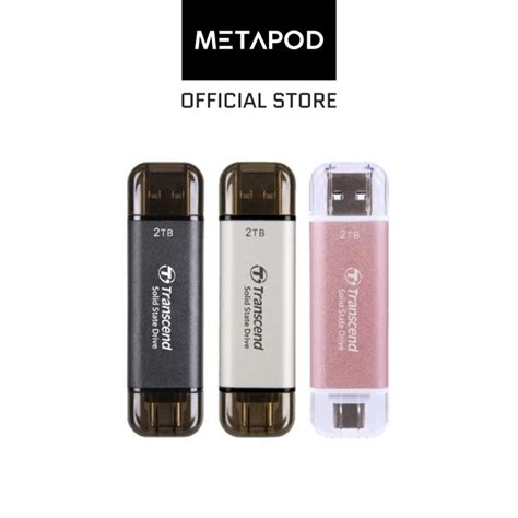 Transcend ESD310 Smallest OTG Type C Portable SSD Shopee Malaysia