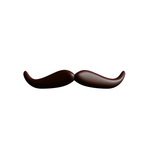 Mustache 3d Rendering Icon Illustration 28799944 Png