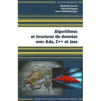 Algorithmes et structures de données avec Ada C et Java broché Abdelali Guerid Pierre