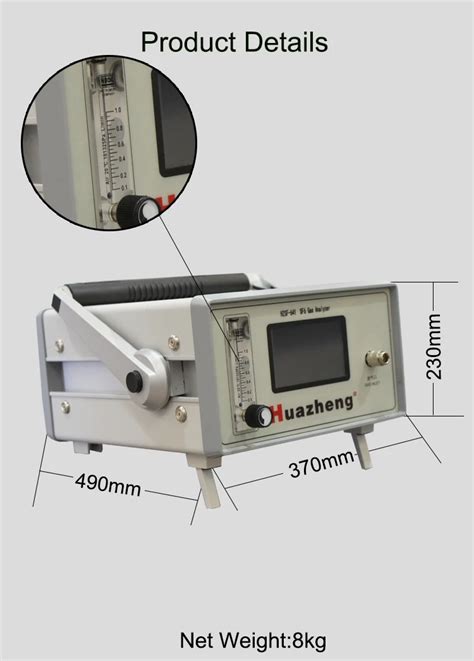 Huazheng Sf6 Dew Point Analyzer Gas Trace Water Detemination Sf6 Moisture Analyzer Dew Point