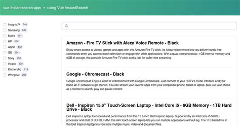 Vue Instantsearch With Vue 3 Codesandbox Vue Instantsearch With Vue 3 Codesandbox