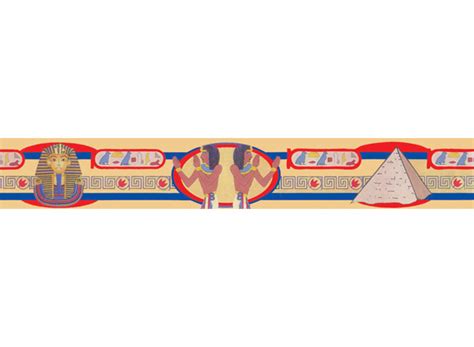 Ancient Egyptian Hieroglyphics Border