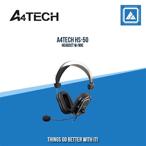 A4tech Hs 50 Headset W Mic Bluearm Computer Store