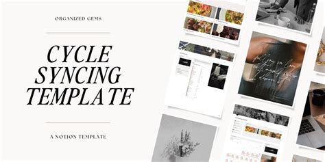 Cycle Syncing Template