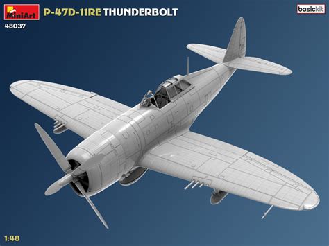 48037 P 47d 11re Thunderbolt Basic Kit Miniart