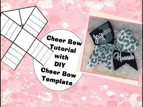 Cheer Bow Template Free Printable Printables