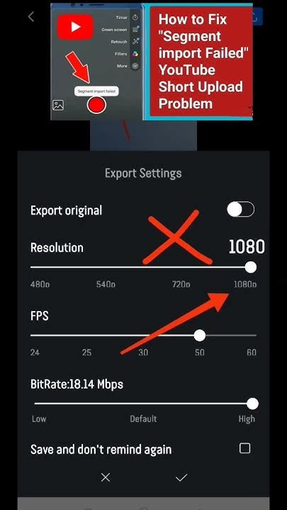 Segment Import Failed Youtube Short Segment Import Failed Problem Solve Digital Girl 2024