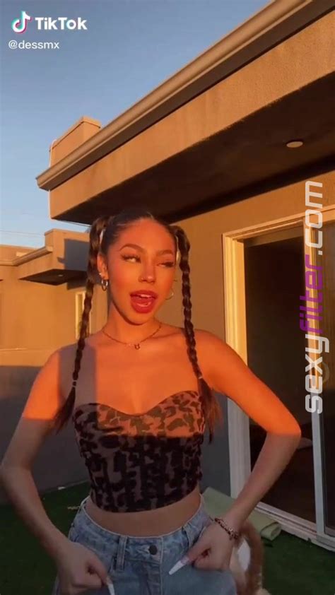 Sweet Destiny Salazar In Cute Leopard Crop Top And Bouncing Boobs Sexyfilter Com