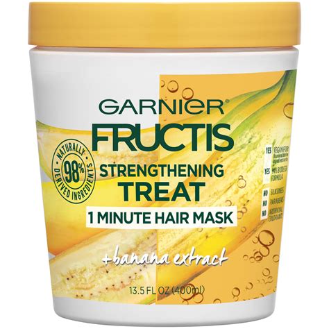 Garnier Fructis 1 Minute Strengthening Hair Mask With Banana Extract