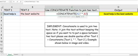 Concatenate Function In Excel Excel Help