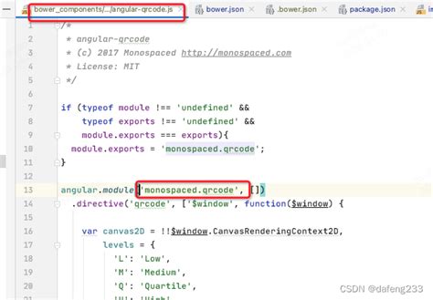 Angular 引入qrcode，二维码生成angular Qrcode Csdn博客