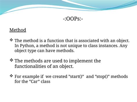 Oops 46 Slide Python Concepts Pptx Programming Languages Computing