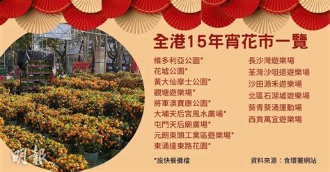 15個年宵花市2月4日開鑼 維園復設乾貨熟食檔附年宵地點開放時間 13 23 20240203 熱點 即時新聞 明報新聞網