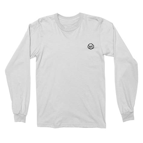 Danny Duncan Logo White Long Sleeve Danny Duncan 69 Merch