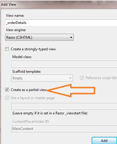 Render ASP NET MVC PartialView With Model GeeksArray