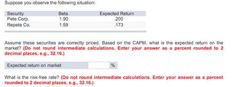 Solved Suppose You Observe The Following Situation Assume Chegg Com
