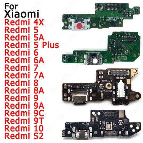 Placa De Carga Original Para Xiaomi Redmi 10 9 9a 9c 9t 8 8a 7 7a 
