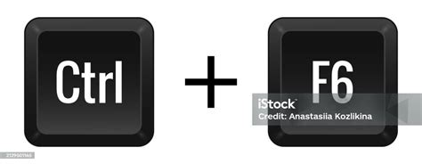 Ctrl F6 Key Combination Keyboard Control Computer Shortcut Laptop